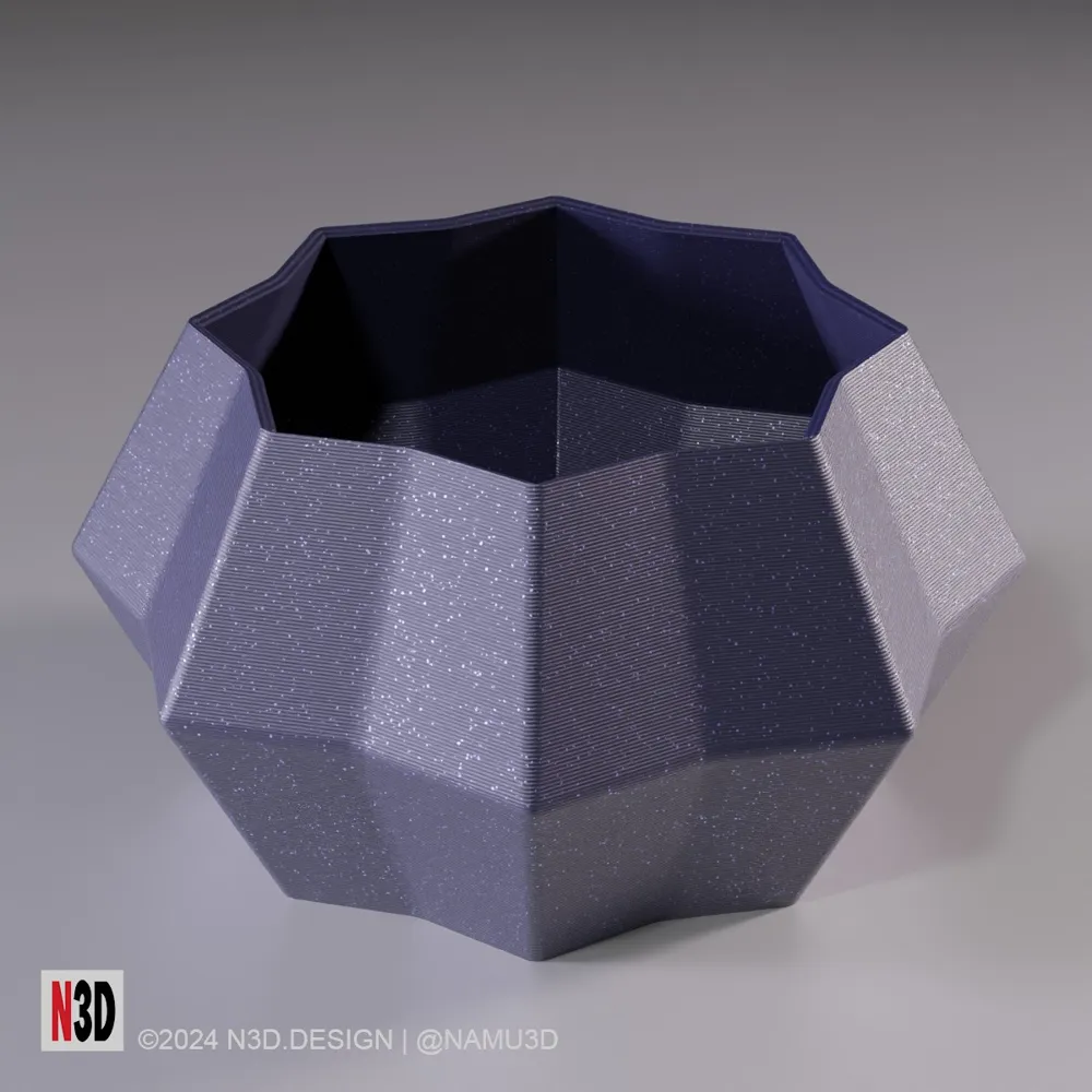 Octa planter by Namu3D MakerWorld: Download Free 3D Models