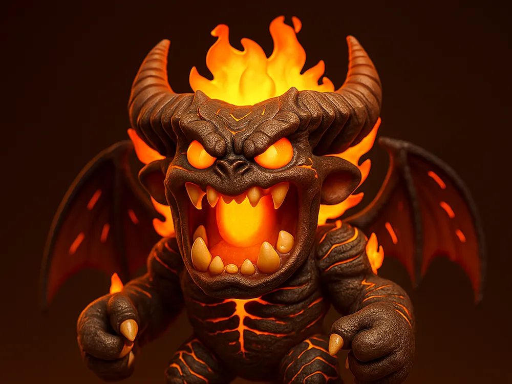 Lord of the Rings Balrog - Free 3D Print Model - MakerWorld