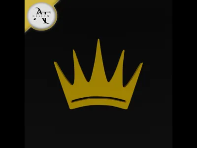 Simple Crown Symbols - 2D Art | Collection - MakerWorld: Download Free ...