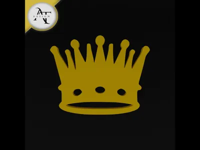 Simple Crown Symbols - 2D Art | Collection - MakerWorld: Download Free ...