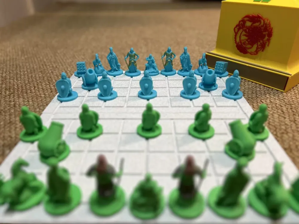 3D Chinese Chess Set (with Storage Box and Magnetic Chessboard) - Free ...