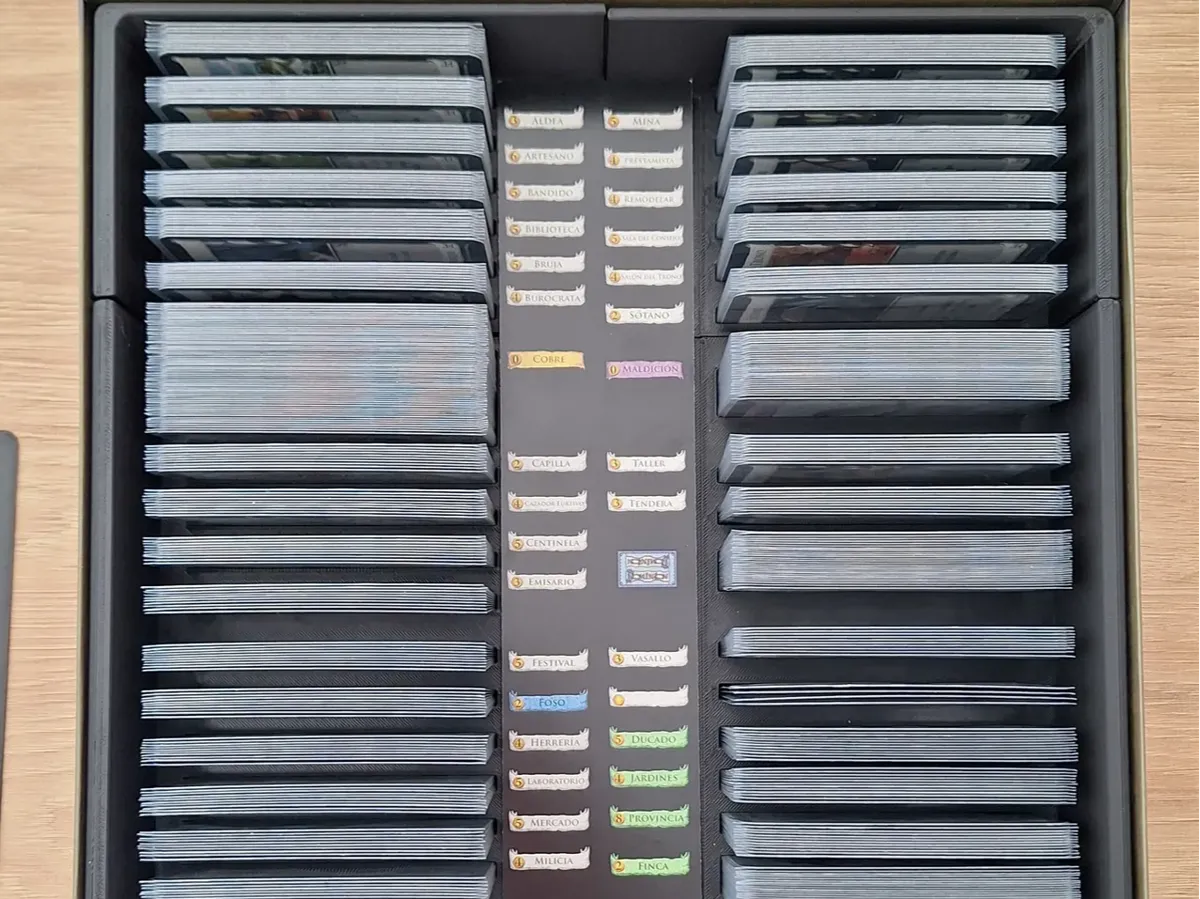 Dominion Base Game Box Insert Sleeved Cards - Free 3D Print Model ...