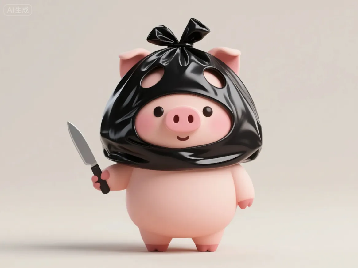Adorable Piggy Bandit Print-in-Place for A1 mini - Free 3D Print Model ...