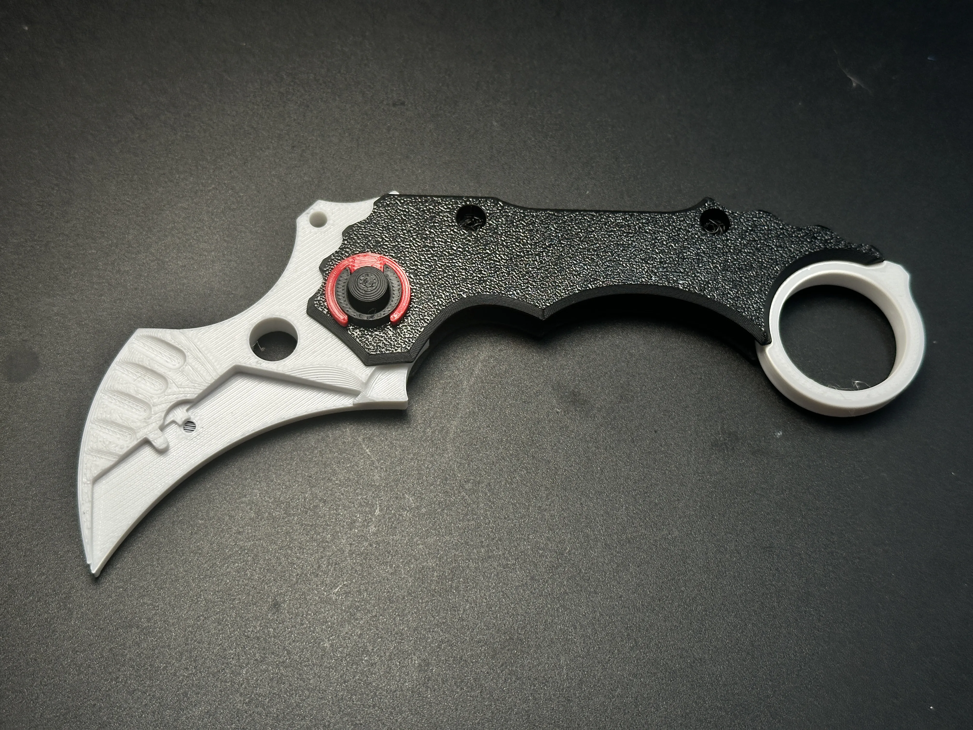 Pivot-Button Folding Utility Knife ,Karambit - Free 3D Print Model ...