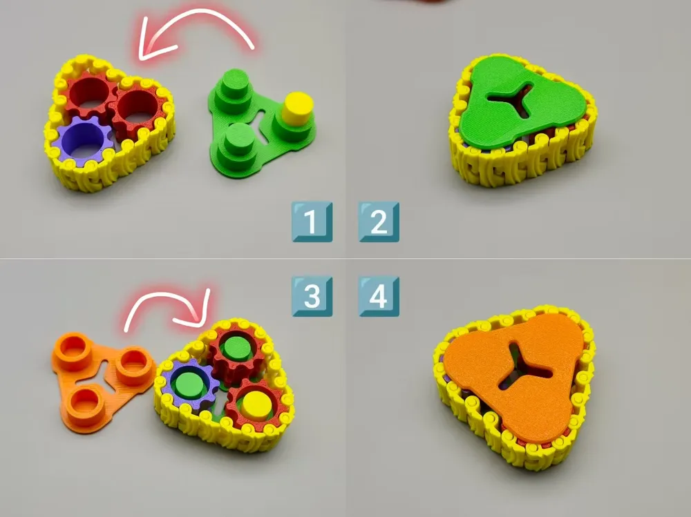 Fingertip Tread Fidget Toy by Joy-Top-Toy MakerWorld: Download Free 3D ...