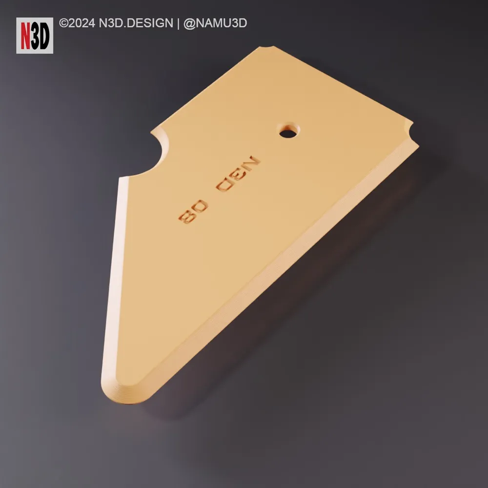 Pottery rib tool 08 by Namu3D MakerWorld: Download Free 3D Models