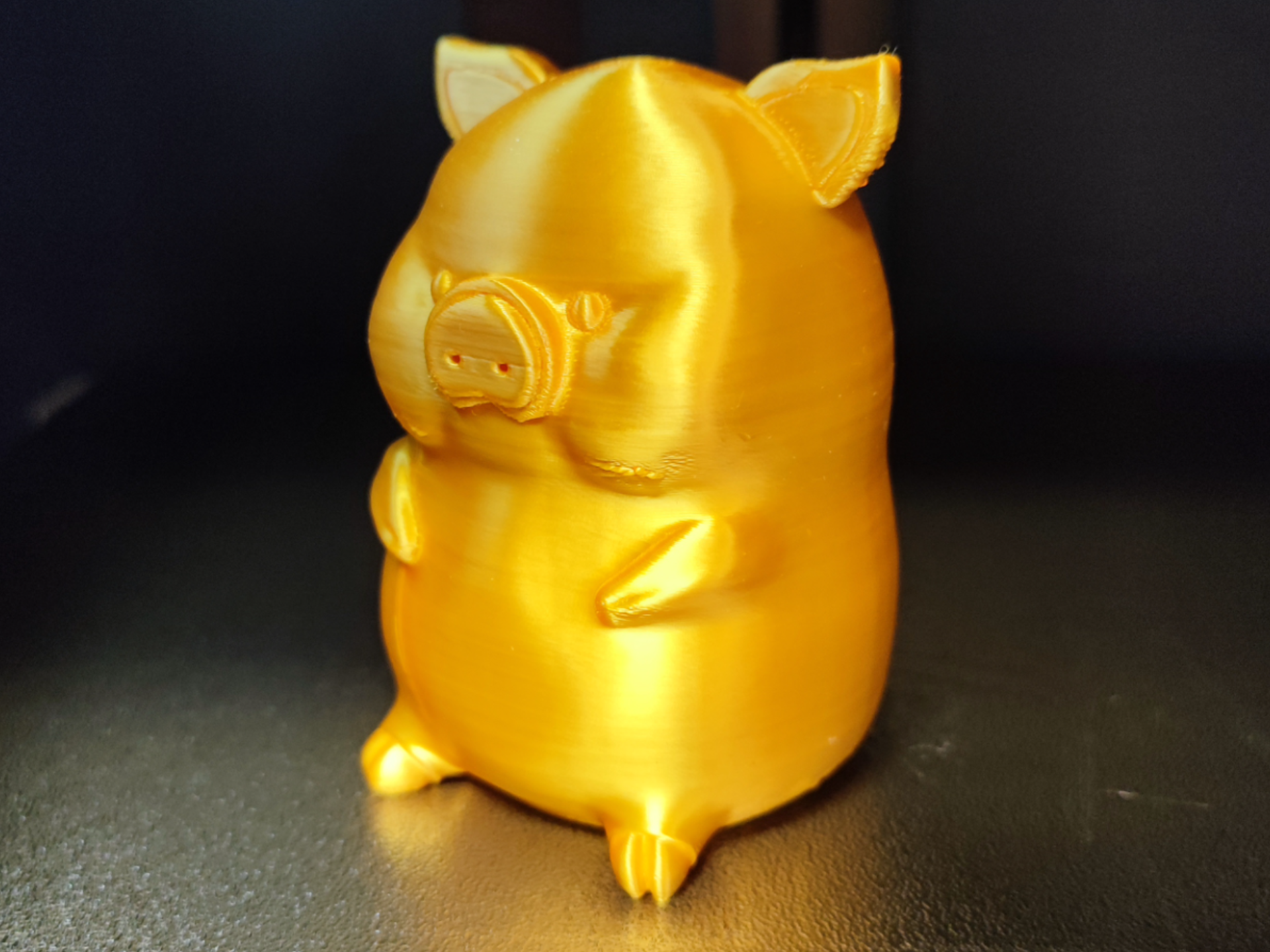 Cerdo Gruñido - Adorno monocromático fácil de imprimir - Ideal para ...