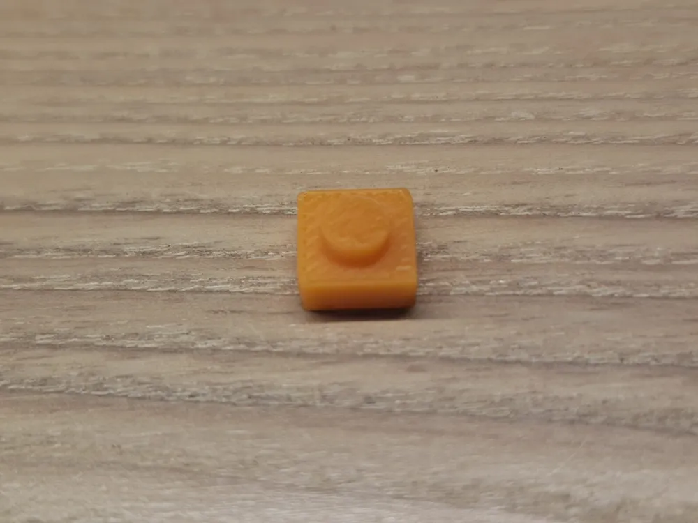 1x1 Interlocking Brick Lego Compatible - Free 3D Print Model - MakerWorld