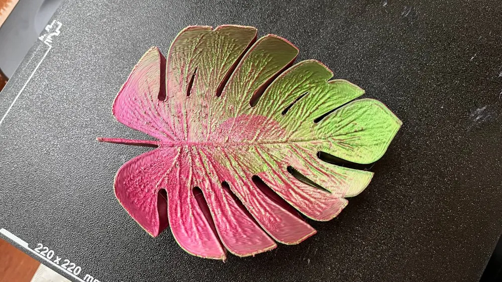 Plate - monstera leaf by Bargestt MakerWorld: Download Free 3D Models