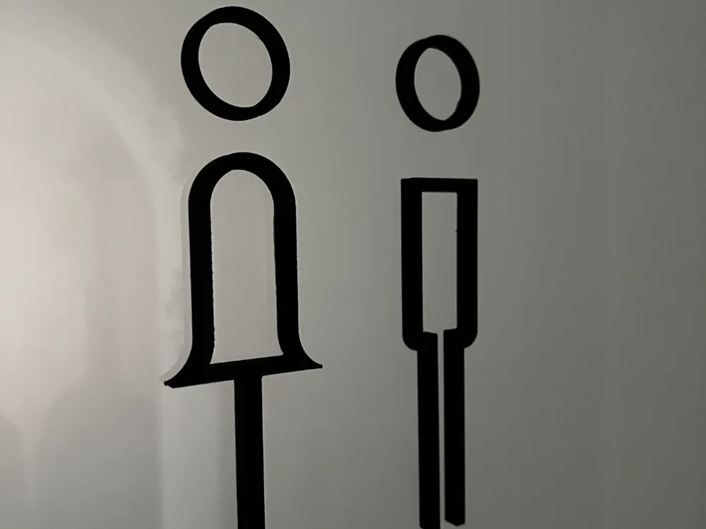 WC Pictogram / Toilet Sign - Free 3D Print Model - MakerWorld