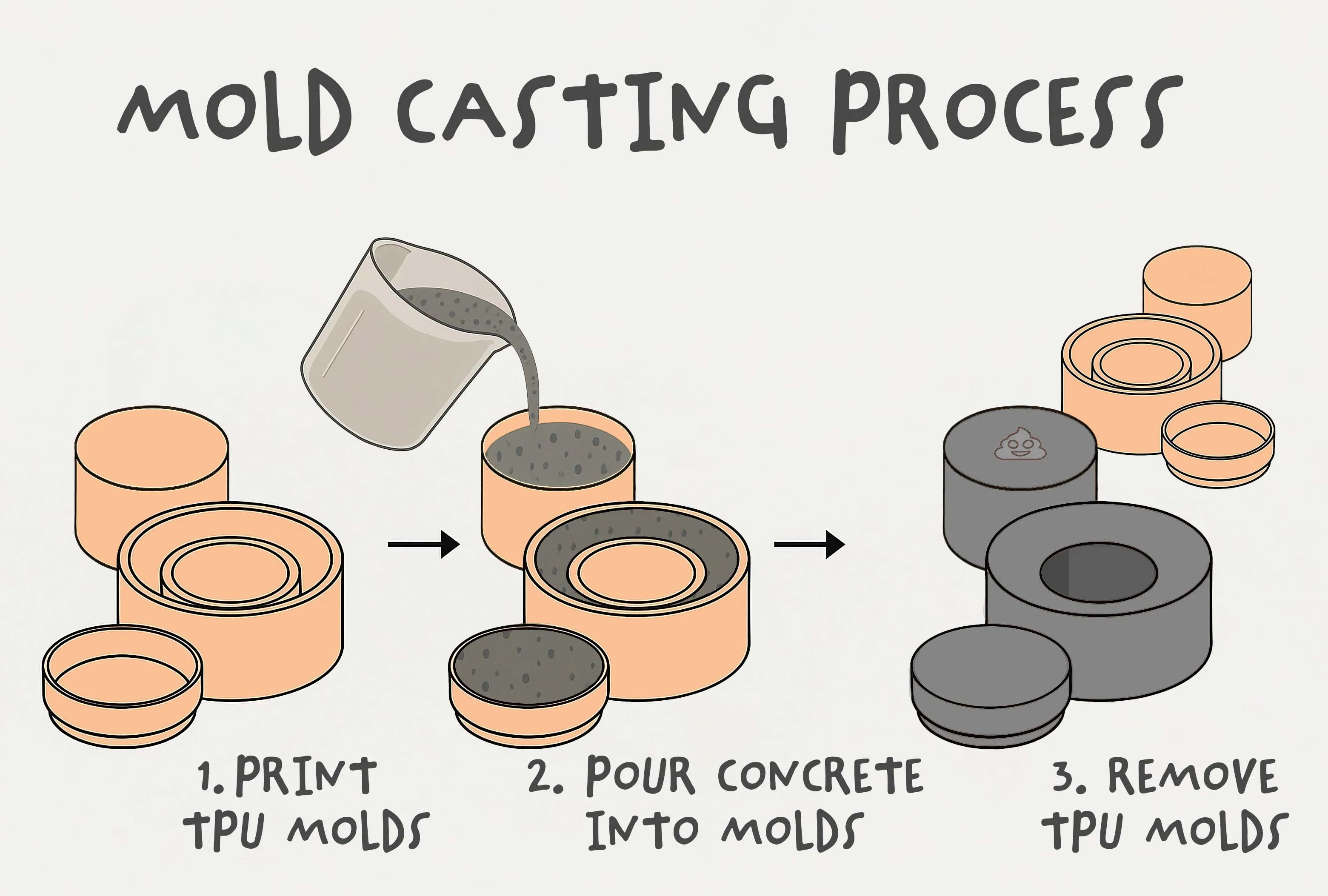 PoopCycler - Press 4 Recycling Poops into coasters - Free 3D Print ...