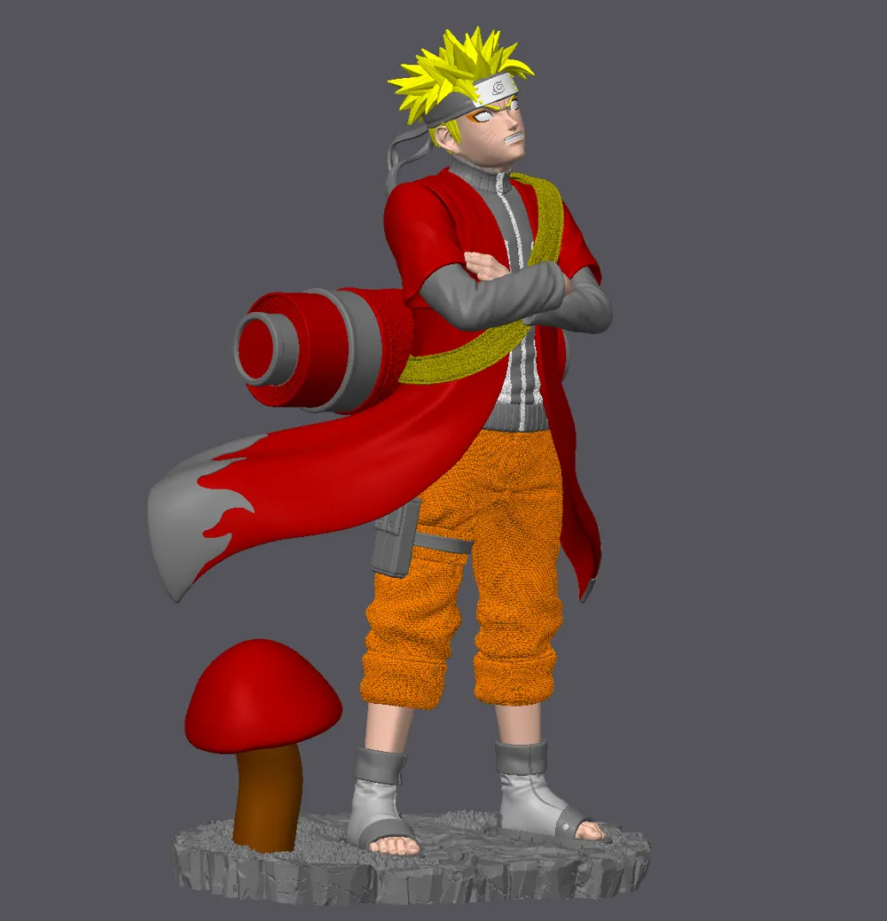 Naruto Uzumaki Sage Mode Modular Display Model by Ryan @ TheMajinLab ...