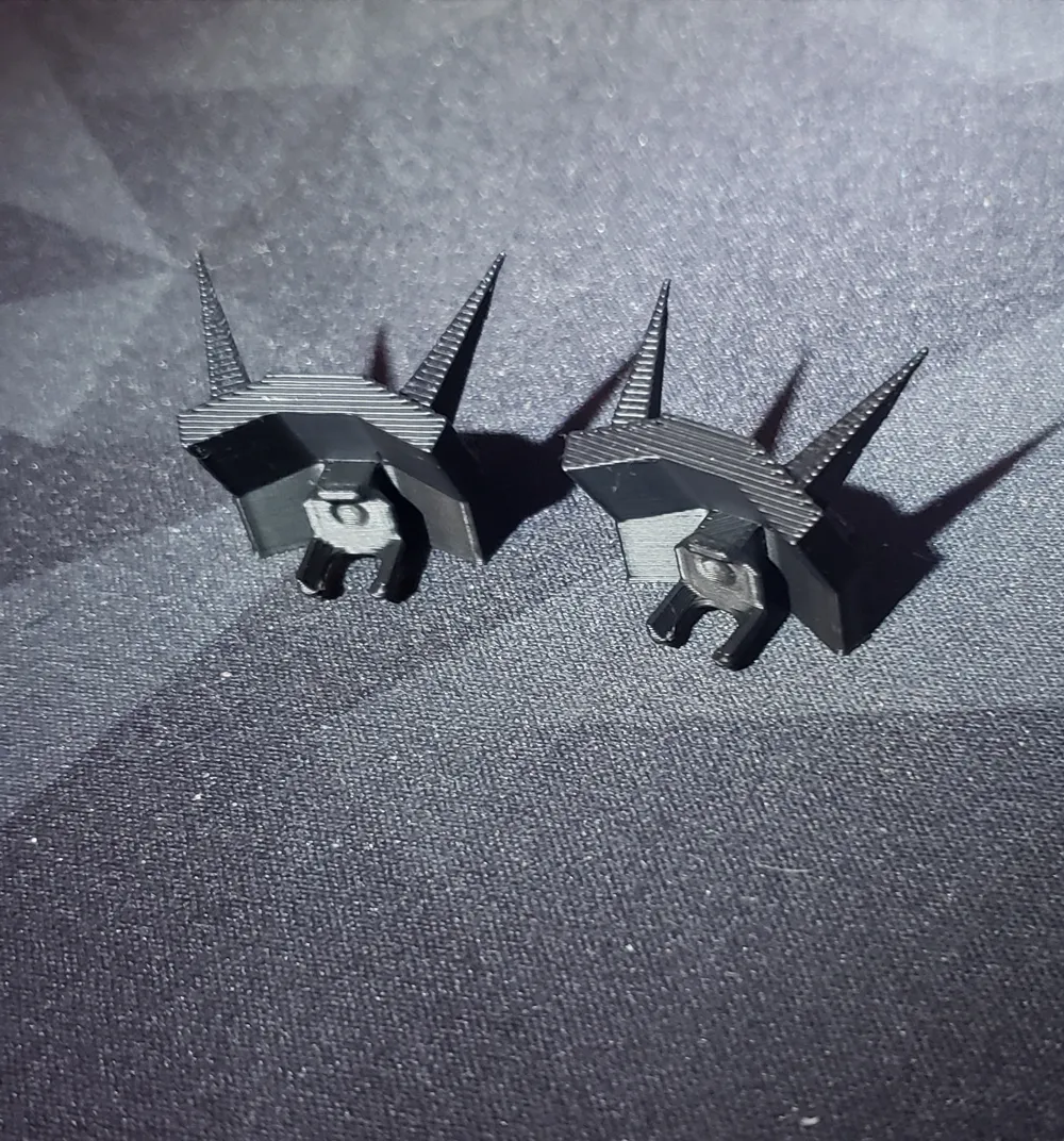 Dummy 13 Spiked Shoulder Pads - Free 3D Print Model - MakerWorld