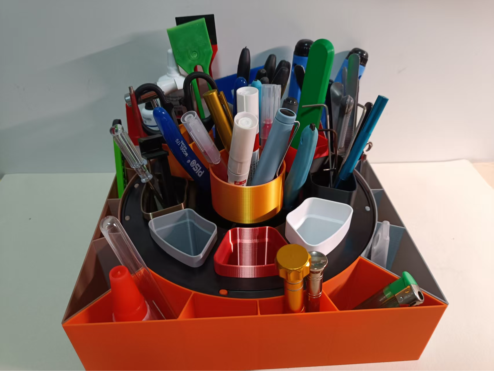 Yu Brothers Filament Spool Pen Holder Tool Tube by Myingyan MakerWorld ...