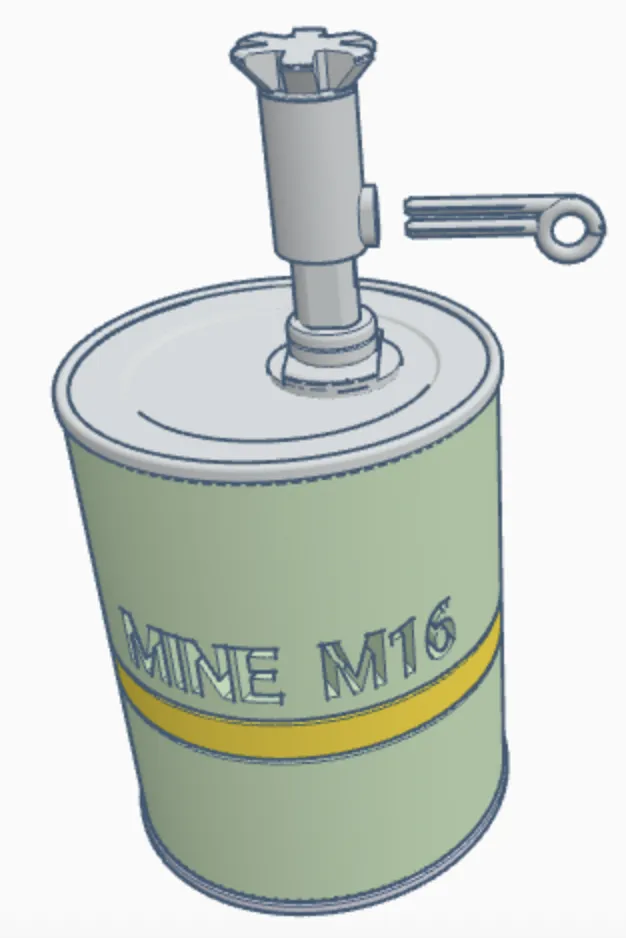 US Army Landmine with Realistic *Click* by Rexi Labs MakerWorld ...
