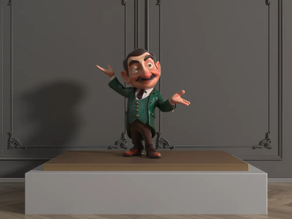 Mr. Bean by 天天向上 MakerWorld: Download Free 3D Models