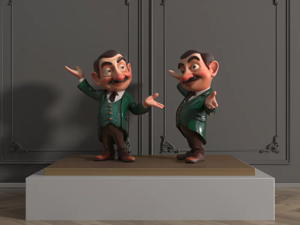 Mr. Bean by 天天向上 MakerWorld: Download Free 3D Models