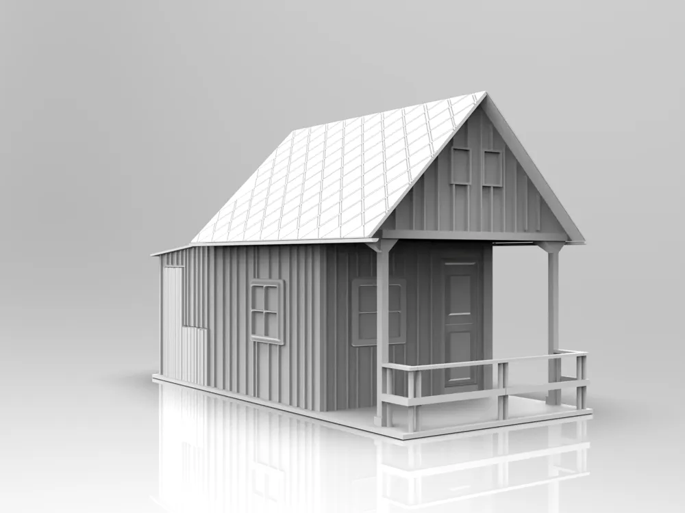 N Scale Cottage 1:160 by ZickmuntYan MakerWorld: Download Free 3D Models