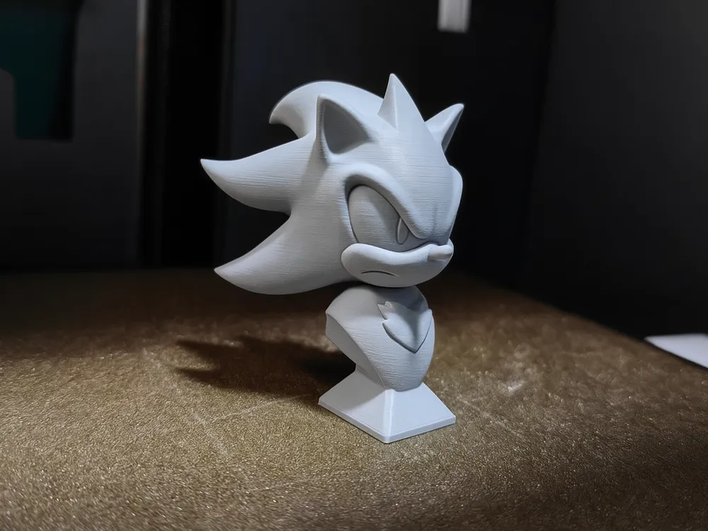 Bust Shadow the Hedgehog (Sonic) by Swotar MakerWorld: Download Free 3D ...