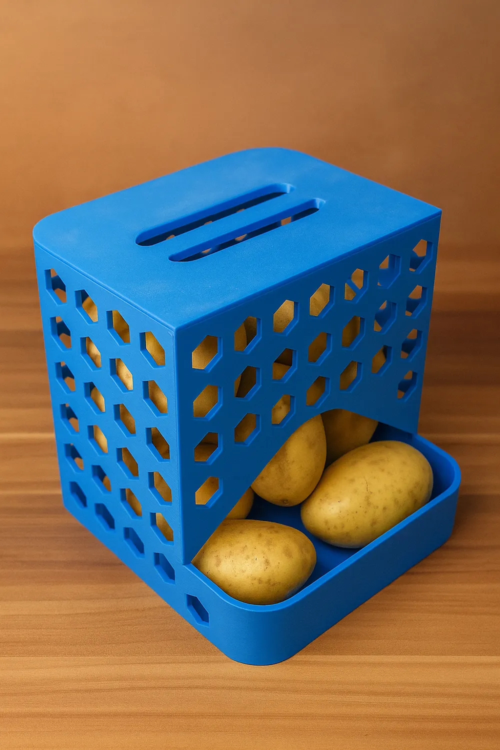 Vegetable Storage Box with Lid - Free 3D Print Model - MakerWorld