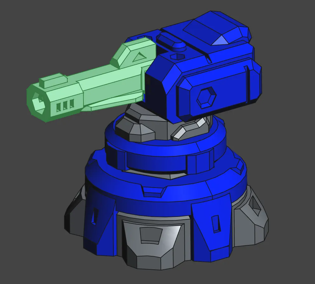 Auto Turret AT-01 - Model Kit - Free 3D Print Model - MakerWorld