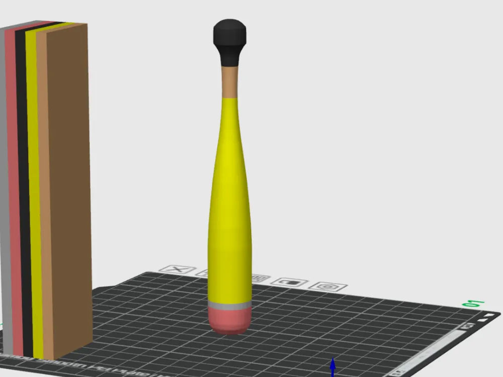 Victus baseball pencil bat by chillguy;) MakerWorld: Download Free 3D ...