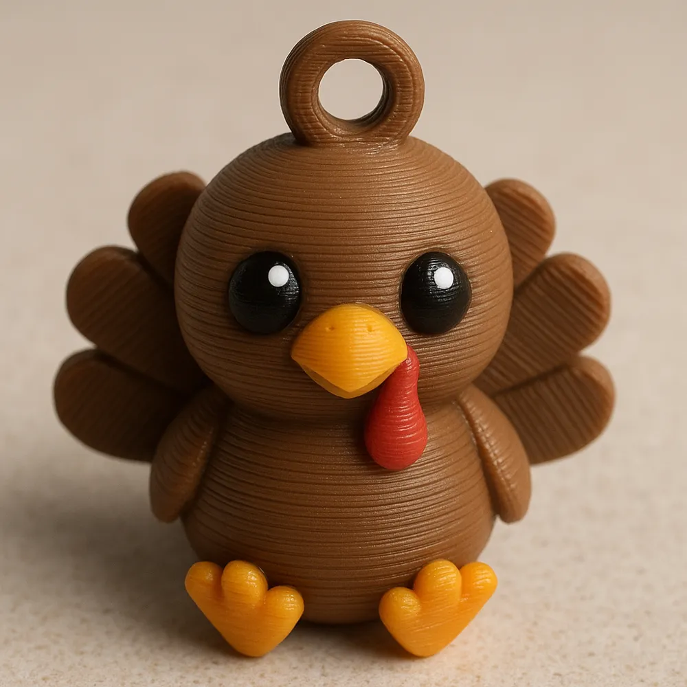 Quick Easy-To-Print Turkey by The Printer MakerWorld: Download Free 3D ...