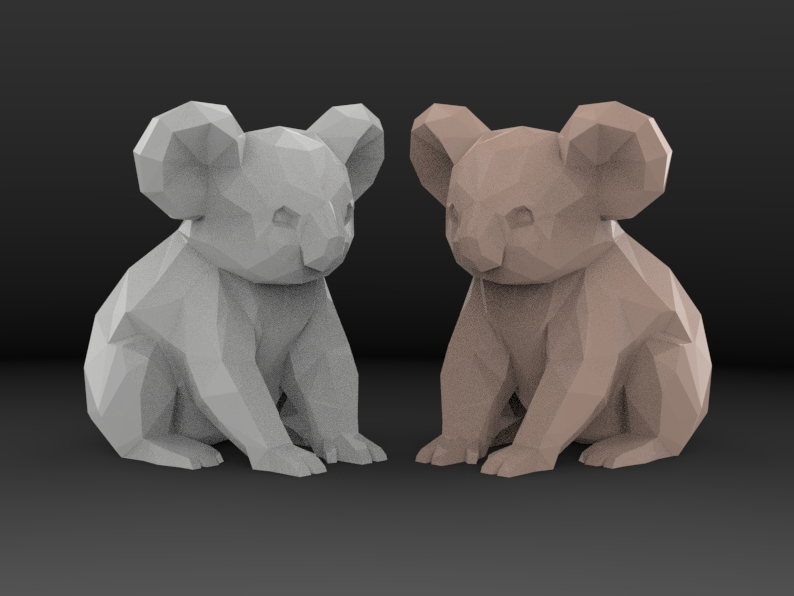 Low-poly Koala (AMS) by iKun MakerWorld: Download Free 3D Models