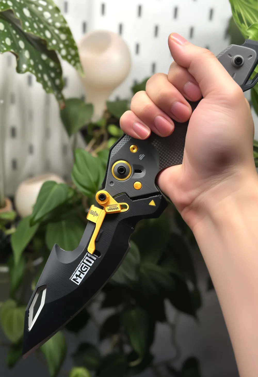 Cyberpunk Pocket Knife - Free 3D Print Model - MakerWorld