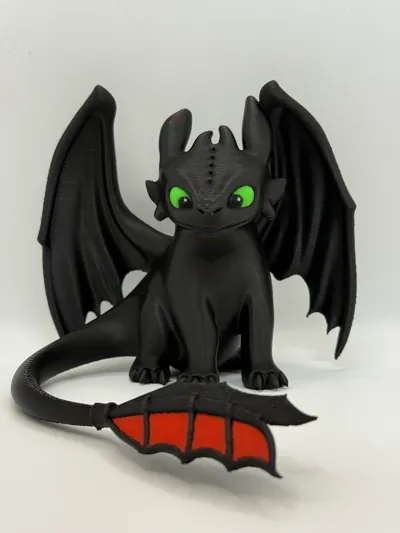 Toothless Dragon by Blitoo_ MakerWorld: Download Free 3D Models