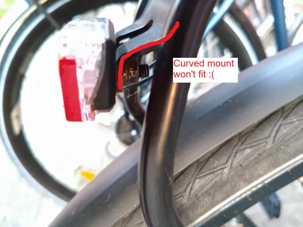 Bicycle rack rear light mount for LocaTag by chk3d MakerWorld: Download ...