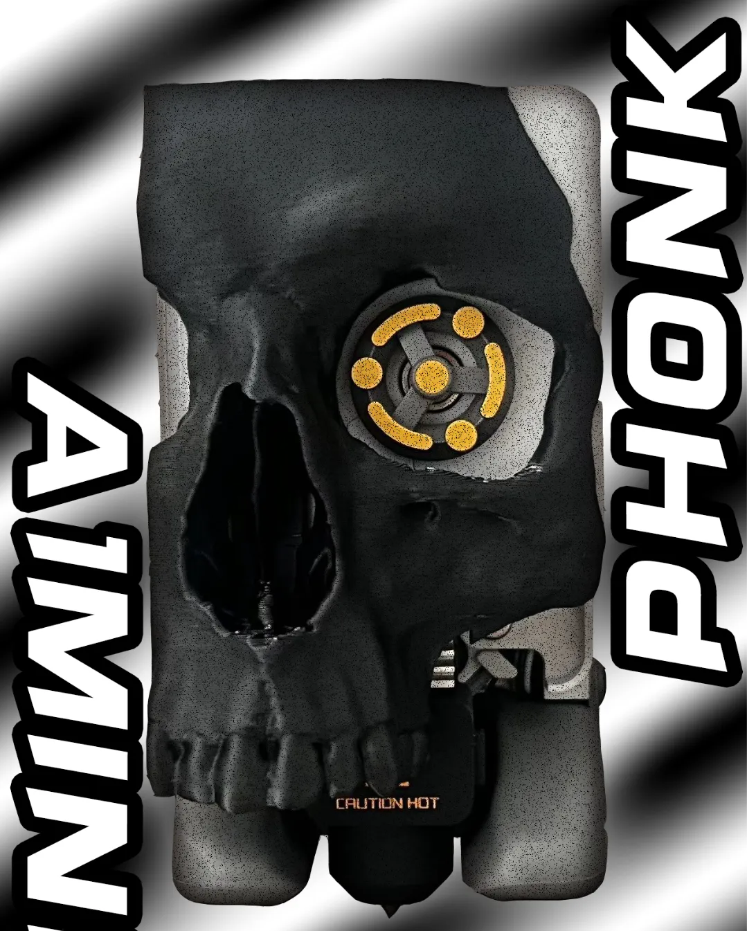 A1 mini Skull-shaped Hotend Cover - Free 3D Print Model - MakerWorld