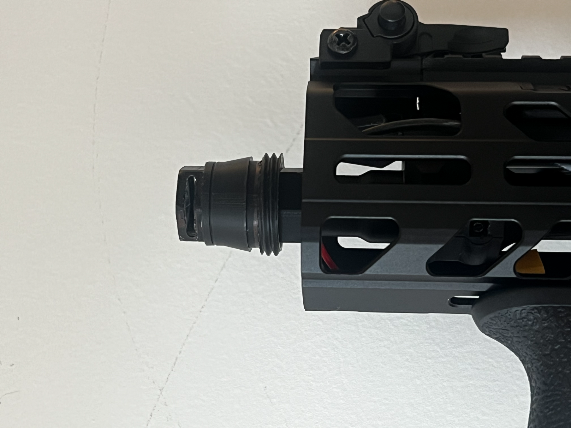 SIG MCX Rattler silencer cap for 14x reverse thread water bullet ...