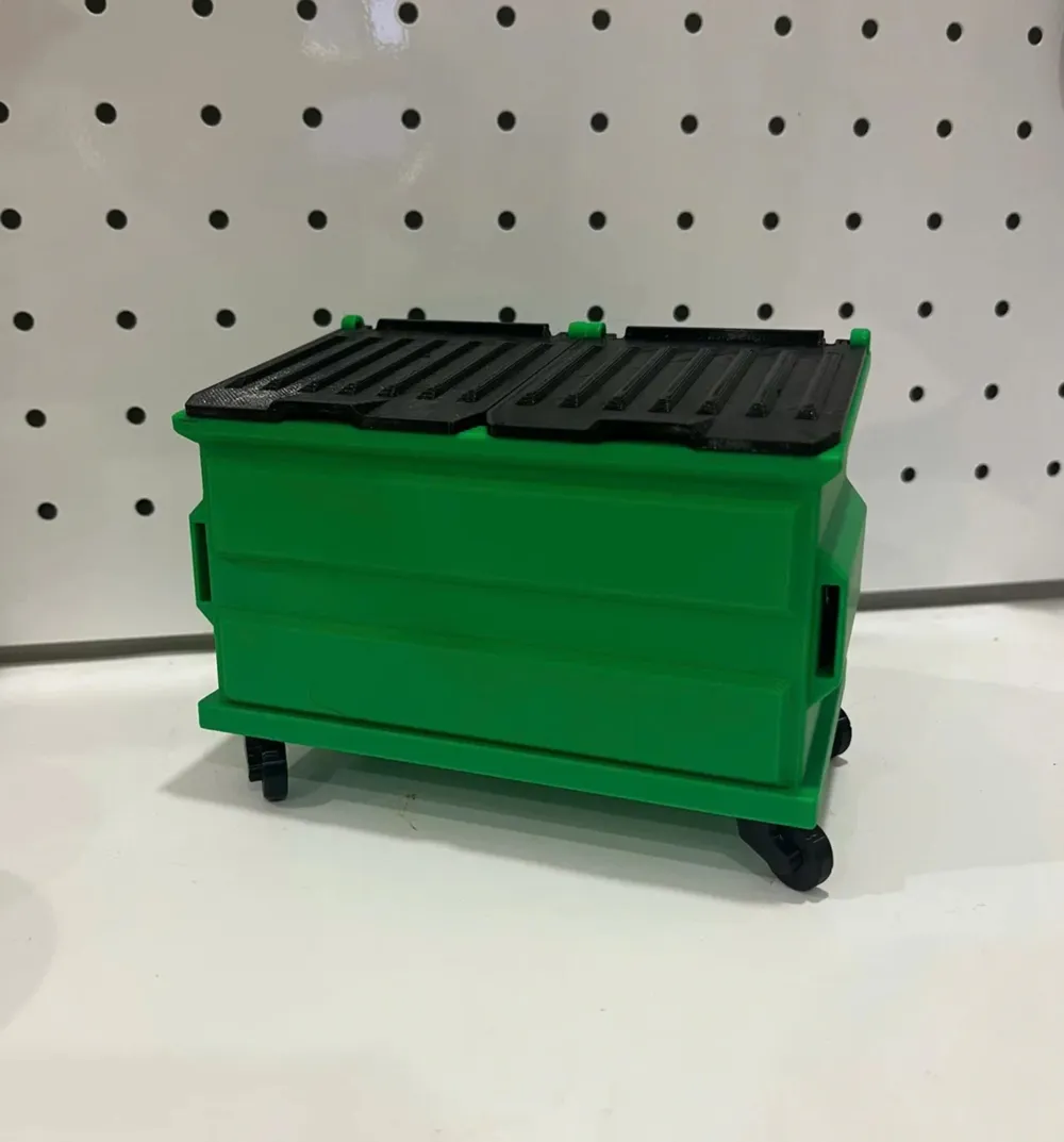 Mini Desktop Dumpster - Free 3D Print Model - MakerWorld