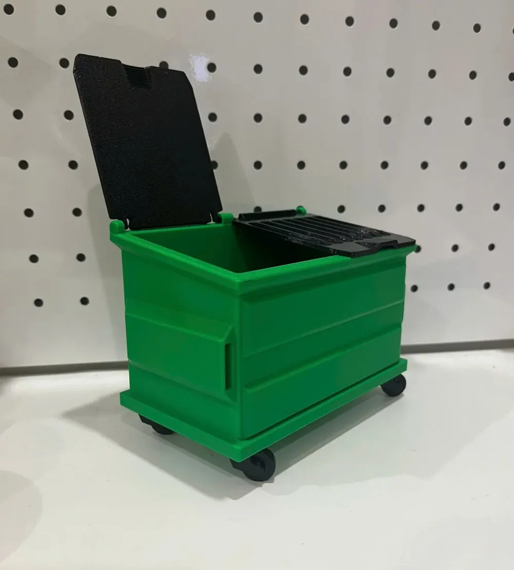 Mini Desktop Dumpster - Free 3D Print Model - MakerWorld