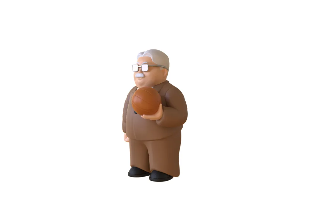 Cartoon Coach Anzai - Free 3D Print Model - MakerWorld