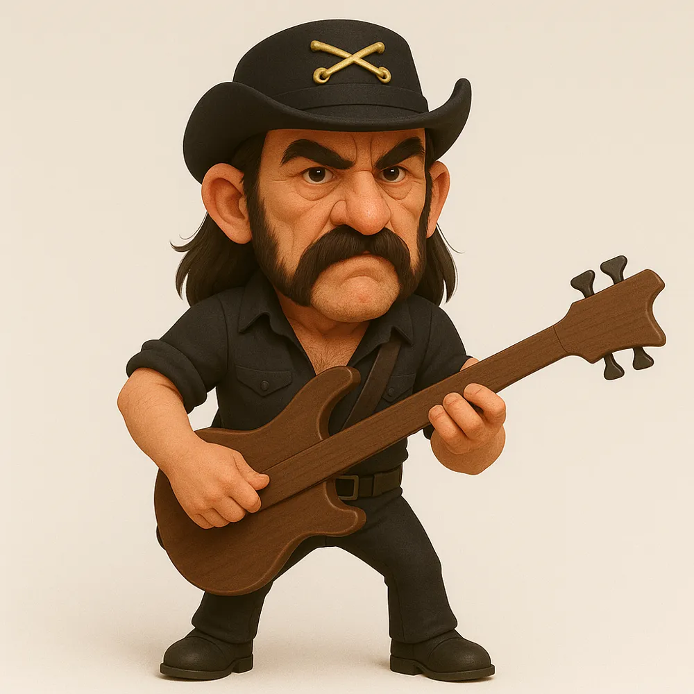 Lemmy Kilmister von mairyjulien MakerWorld: Kostenlose 3D-Modelle ...