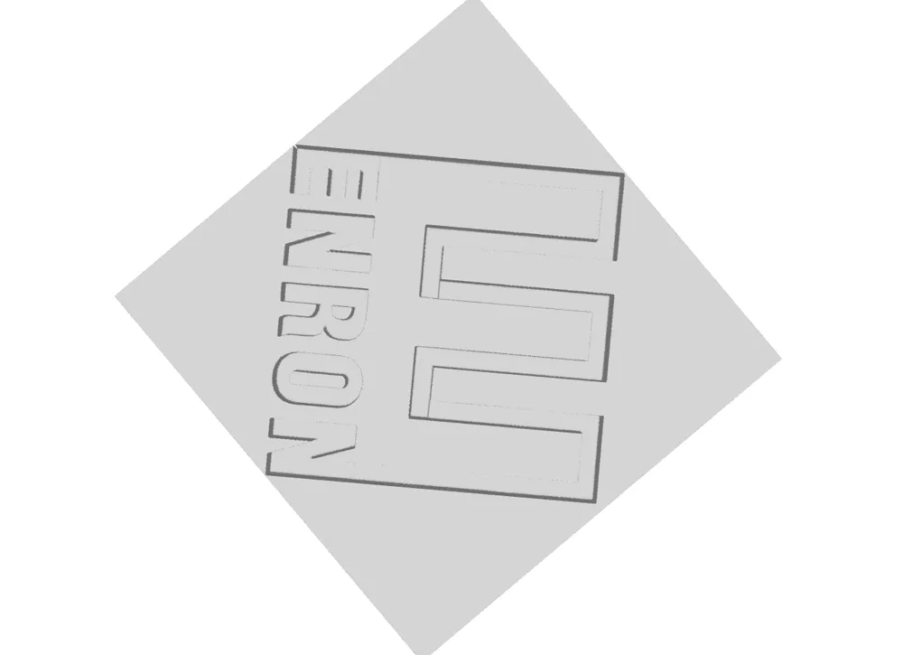 Enron Logo - Free 3D Print Model - MakerWorld