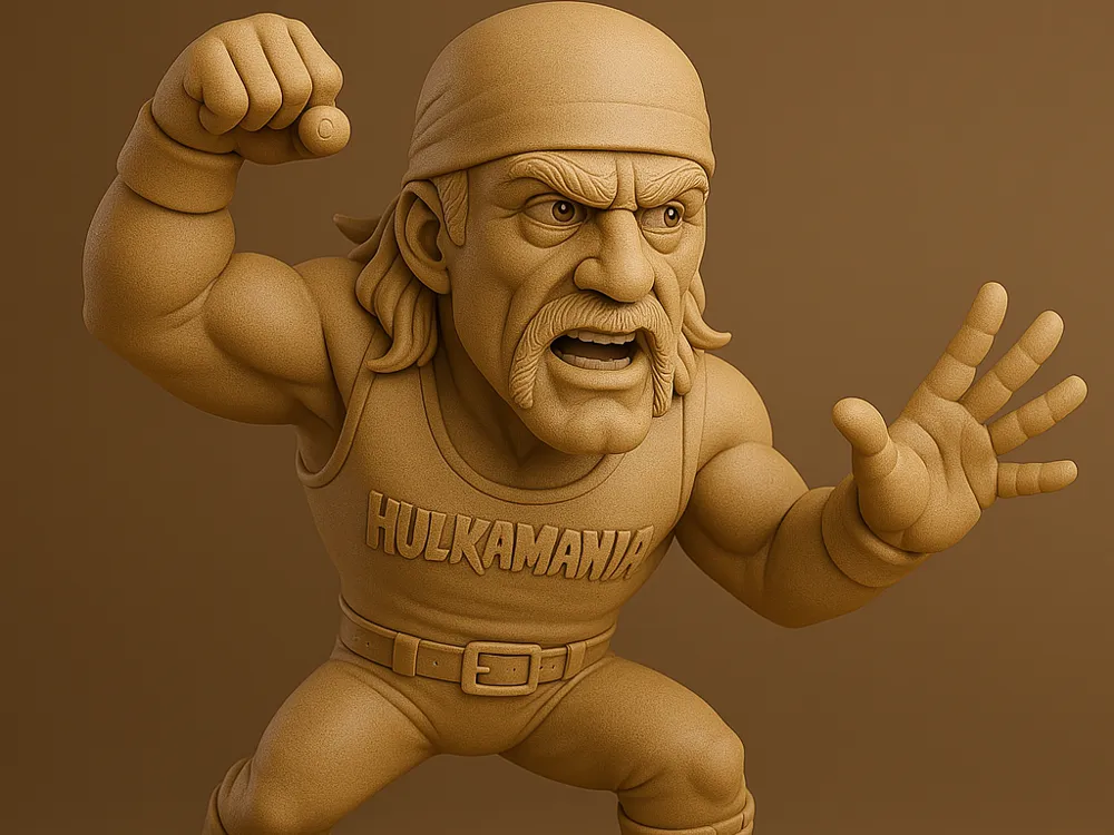 Hulk Hogan by Pinkpop79 MakerWorld: Download Free 3D Models
