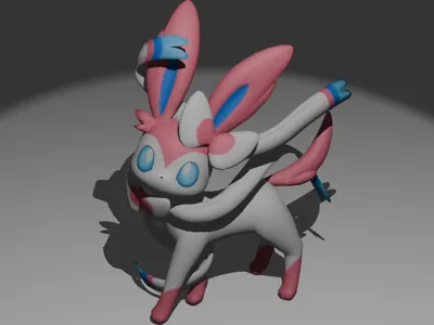 sylveon 3d print model download - MakerWorld