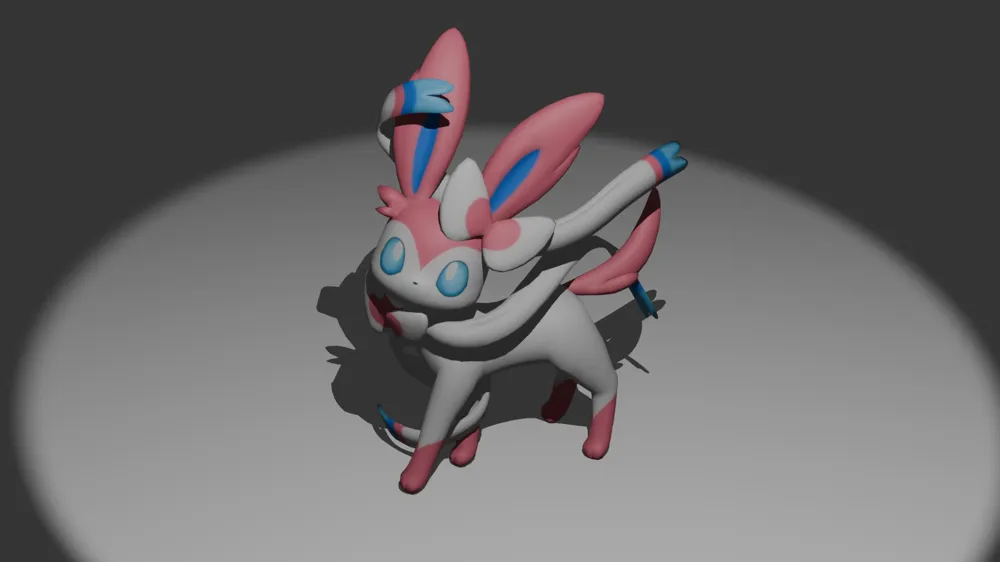 Sylveon Pokemon by oshawott MakerWorld: Download Free 3D Models
