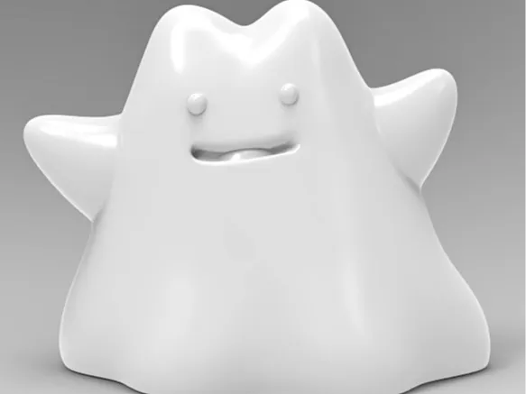 Ditto 3D Pokémon Figure by ABC3D Models MakerWorld: Download Free 3D Models