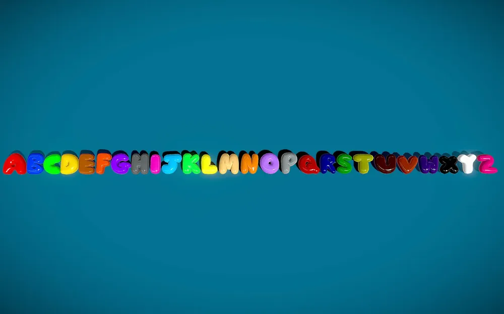 3D Bubble Letters of the Alphabet V2 (Quad Mesh) - Free 3D Print Model ...