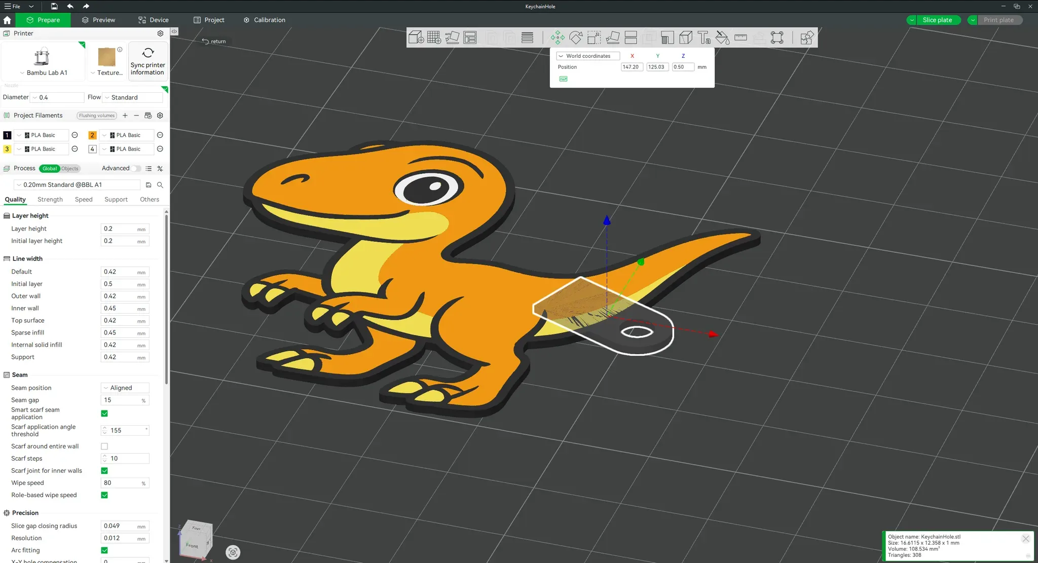Guide: Add a Keychain Hole Attachment to Any Model - Free 3D Print ...