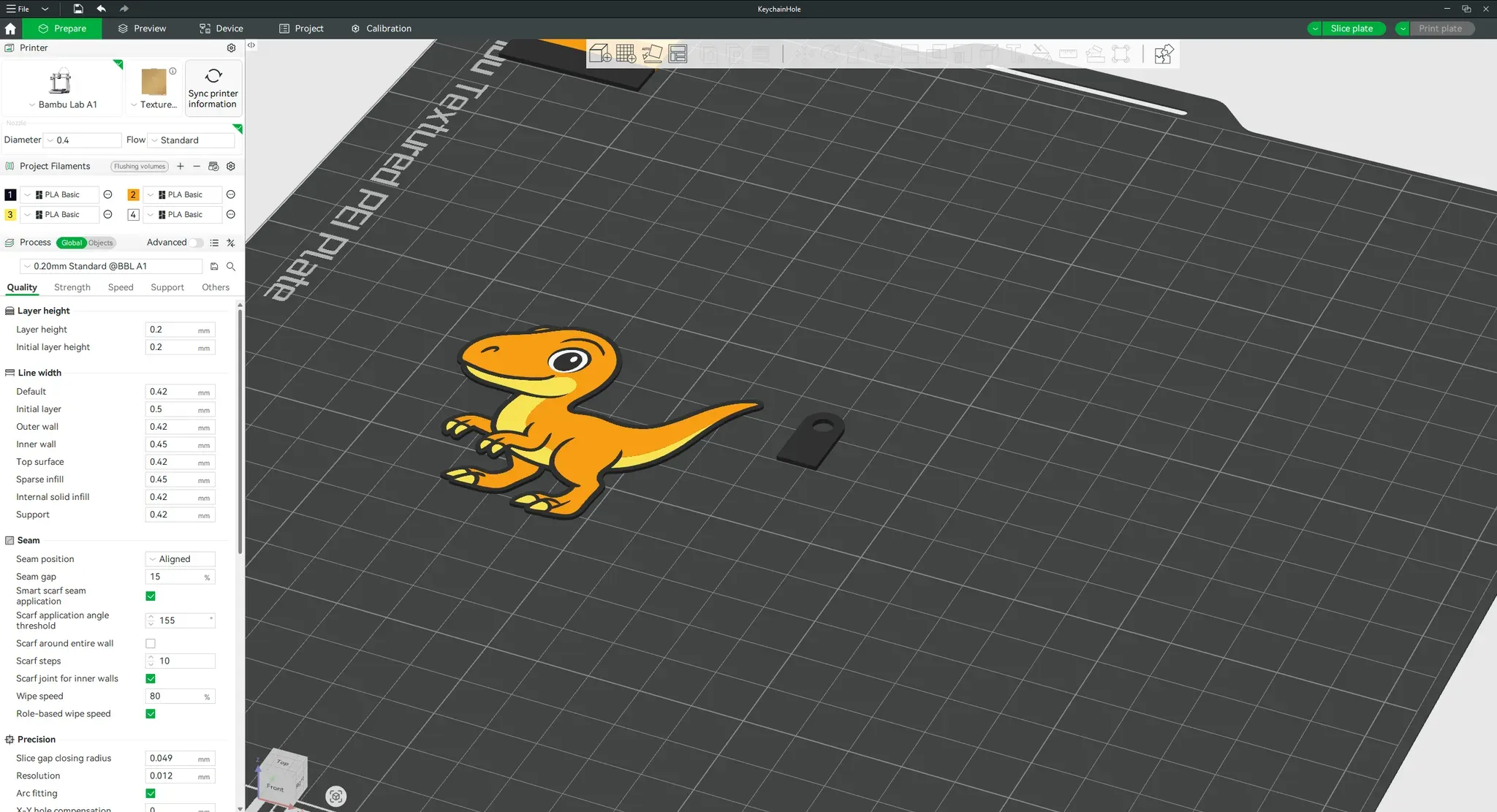 Guide: Add a Keychain Hole Attachment to Any Model by Kadszele ...