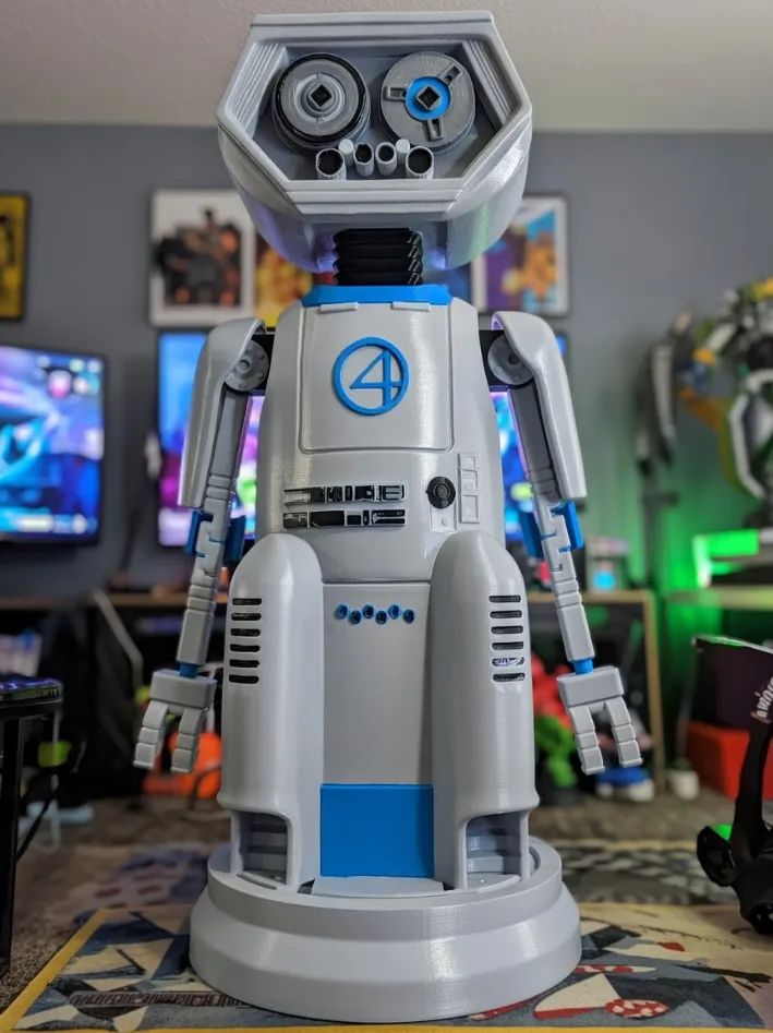 Life Size Marvel HERBIE Fantastic Fours Robot - Free 3D Print Model ...