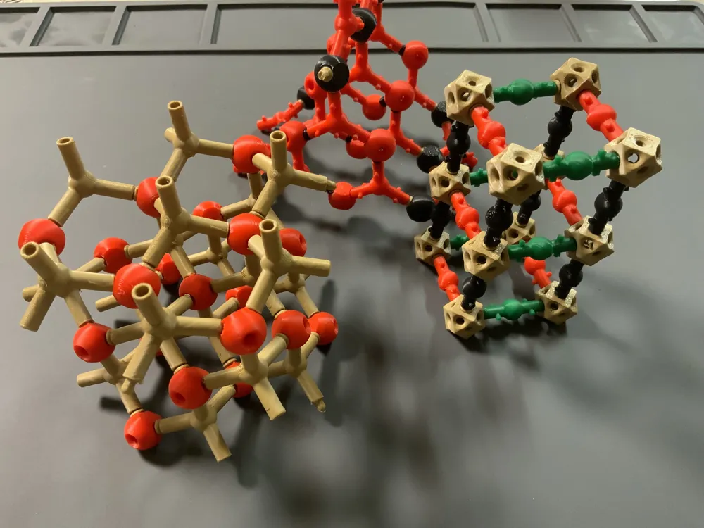Ball-and-stick molecular model - Free 3D Print Model - MakerWorld