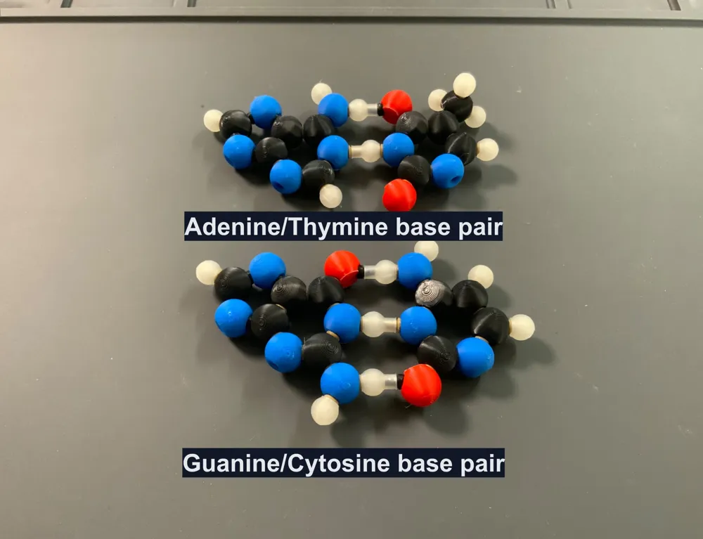 Ball-and-stick molecular model - Free 3D Print Model - MakerWorld