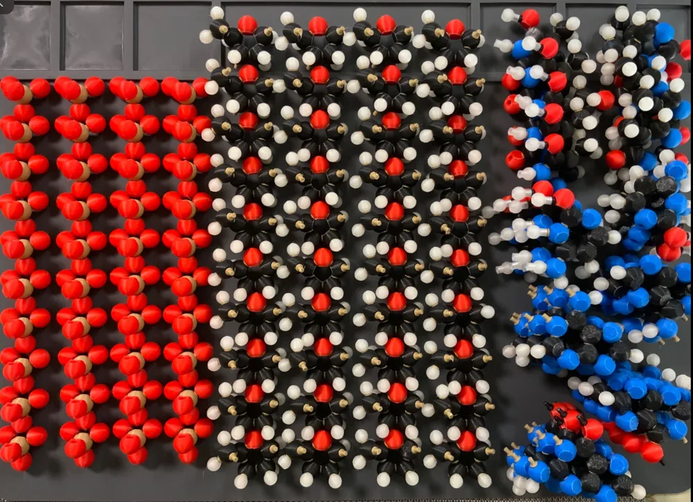 Ball-and-stick molecular model - Free 3D Print Model - MakerWorld
