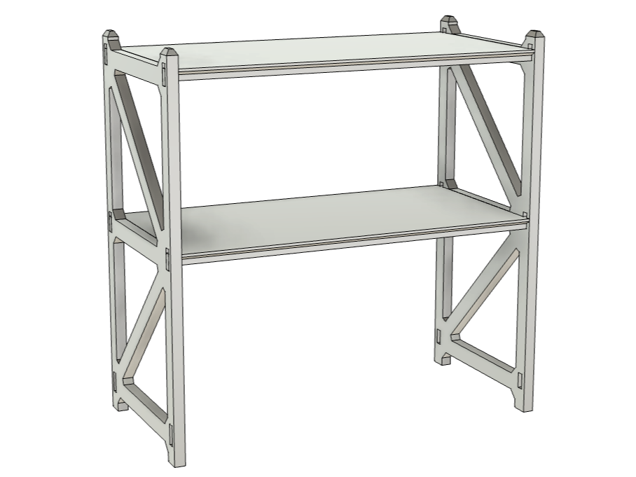 Storage Shelf, Stackable by user_437561298 MakerWorld: Download Free 3D ...
